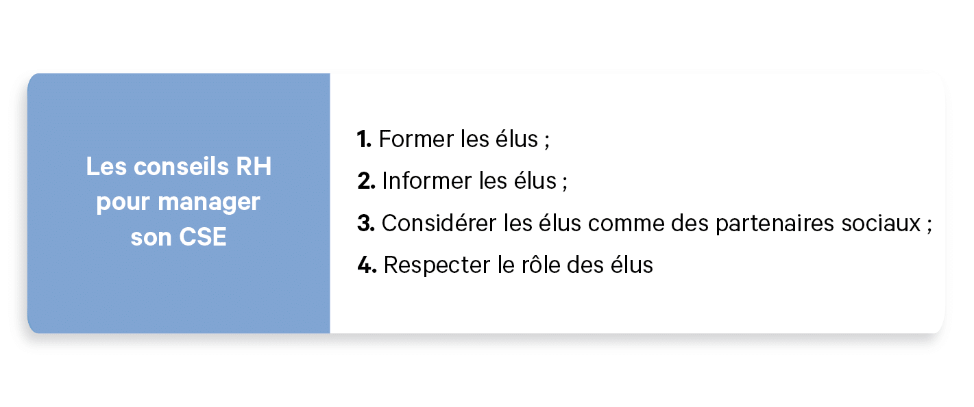 CSE : 4 conseils RH pour le manager - mRHq